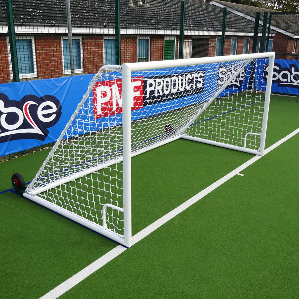 Mini Soccer Academy Rollaway Goal (12ft x 6ft) – PAIR - Live4Sport